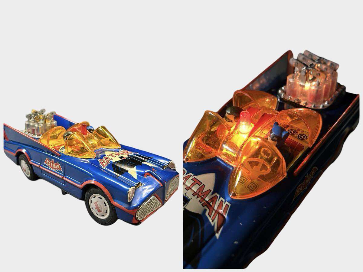 Vintage DC Comics Batman Electric Tin Batmobile Car Toy – Japonista